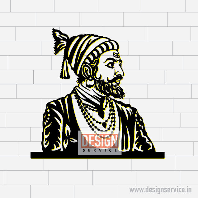 Chatrapati Shivaji Maharaj Laser Cutting Design – Design Service