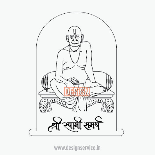 Engraving Design Swami Samarth – Design Service