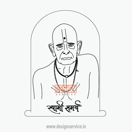 Engraving Design Swami Samarth – Design Service