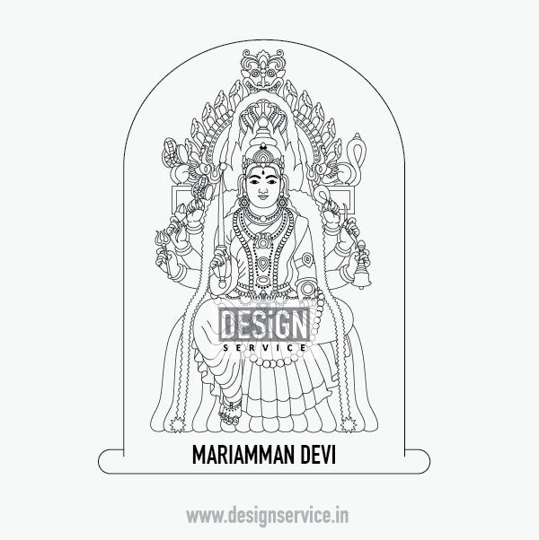 Engraving Design Mariamman Devi – Design Service