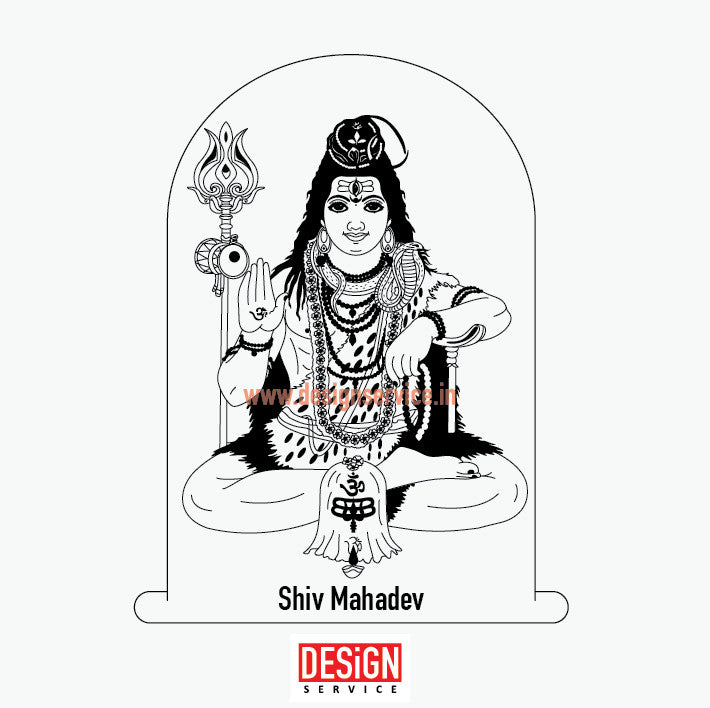 Engraving Design Shiv Mahadev – Design Service