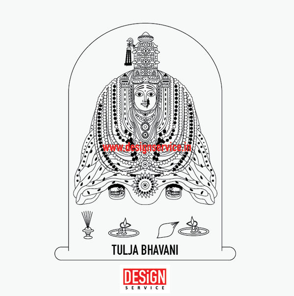 Engraving Design Tulja Bhavani Mata – Design Service