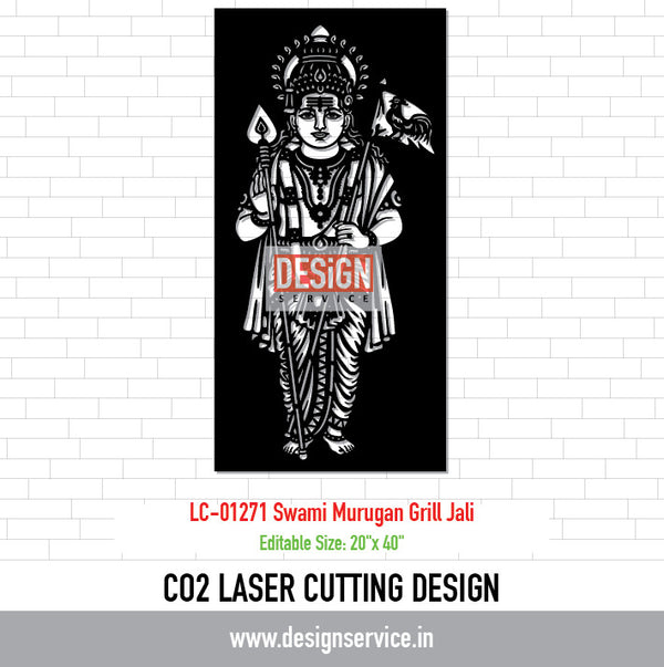 Laser Cutting Design Swami Murugan Grill Jali – Design Service