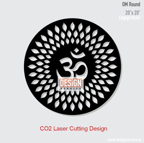 OM Round Laser Cutting Design – Design Service
